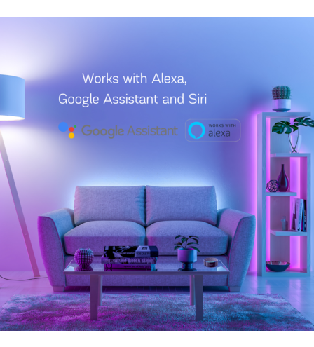 Smart 10m RGB+IC WiFi Led Strip F5